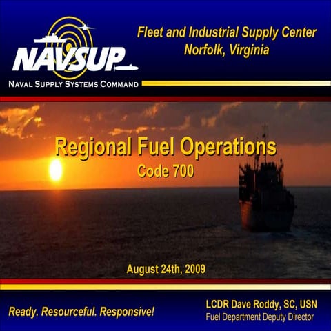 Regional Fuel Operations | PPT