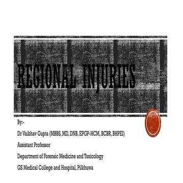 Regional Injuries in Forensic Medicine and Toxicology, Head Injury ...