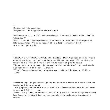Regional IntegrationRegional trade agreements (RTAs).docx