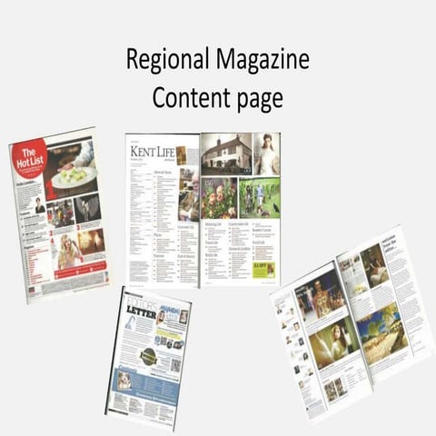 Regional magazine content | PPTX
