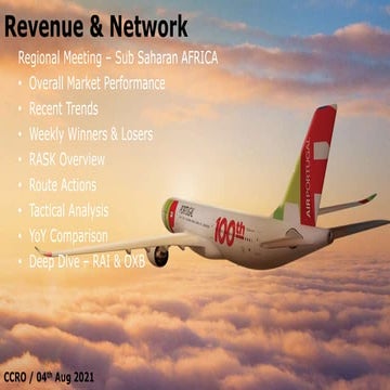 Regional meeting africa 20210804 | PPT