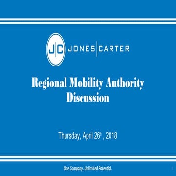 Regional Mobility Authority | PPT