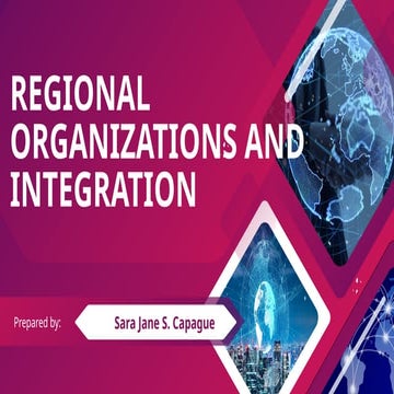 A World of Regions - The Contemporary World | PPTX