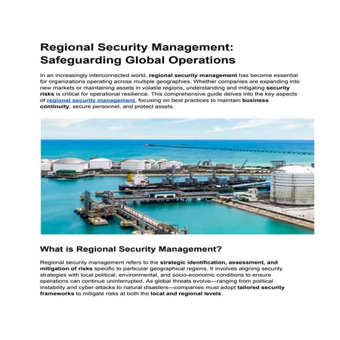 Physical security risk management.Physical security risk management | PDF