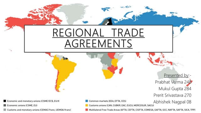 Different Trade Blocs | PPTX