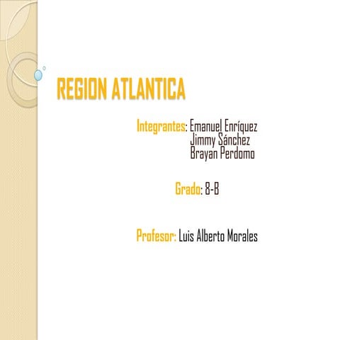 Region del atlantico | PPTX