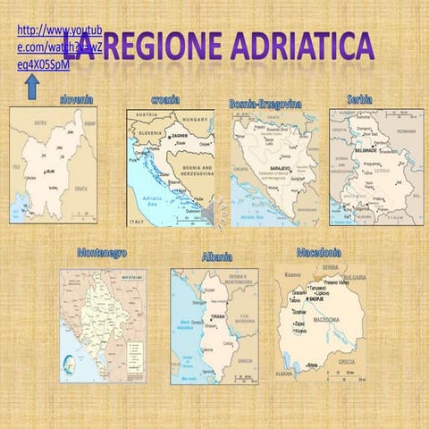 Regione adriatica geografia 2A | PPTX