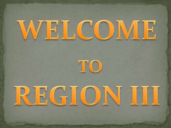 REGION III (CENTRAL LUZON) | DOCX | South America Travel | Travel Locations