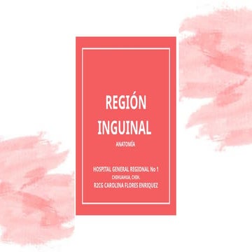 ANATOMI DE REGION INGUINAL ........CIRUGIA | PPTX