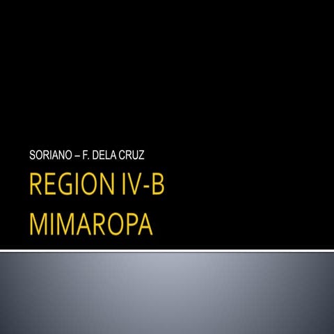 3rd Yr - TOUR 101 Region IV B | PPT