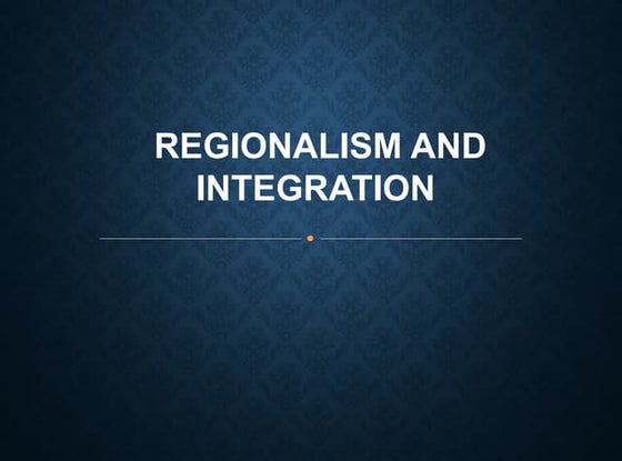 5. regional organizations | PPT