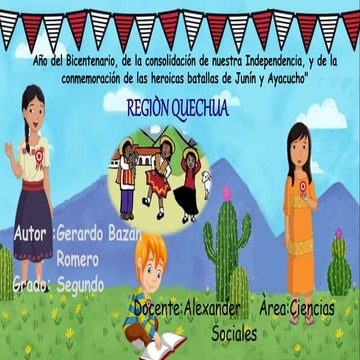 REGION QUECHUA piso Ecologico altitudinal | PPTX