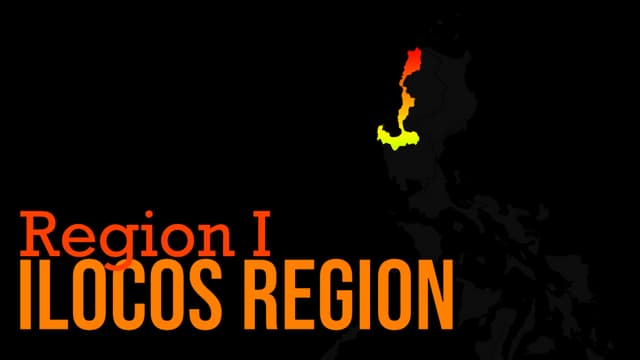 Region 1 ILOCOS REGION | PPTX