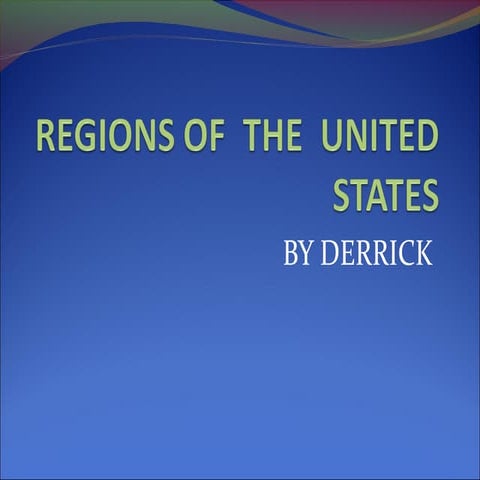 The Five Regions | PPTX