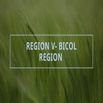 Region V- Bicol Region physical feature and places.pptx