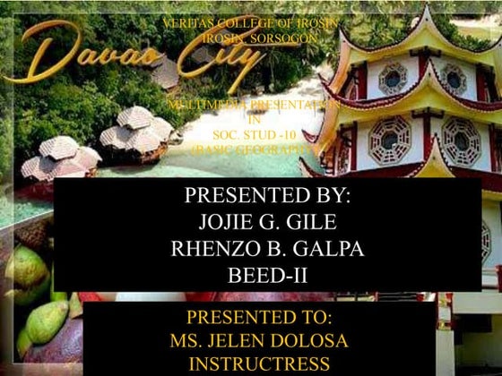 Philippines Region XI Davao | PPTX