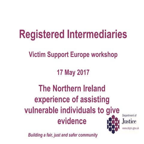 Registered intermediaries presentation | PPTX