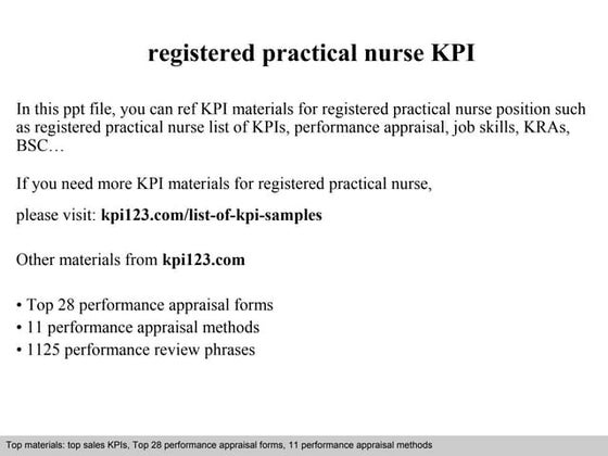 Nicu nurse kpi | PPT