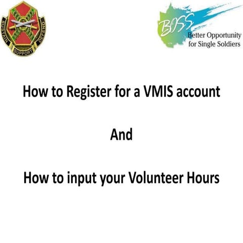 How to Register for VMIS | PPTX
