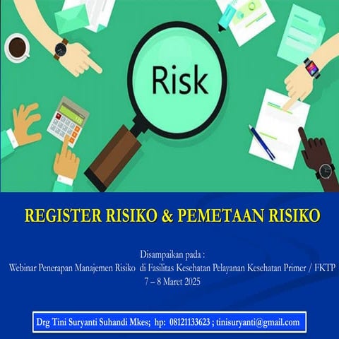 manajemen risiko di puskesmas dari kemenkes | PDF