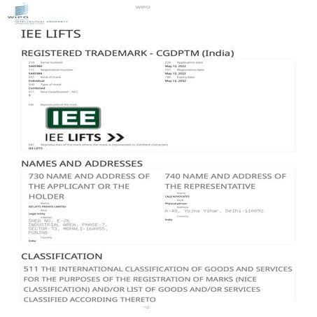 IEE Lifts | PDF