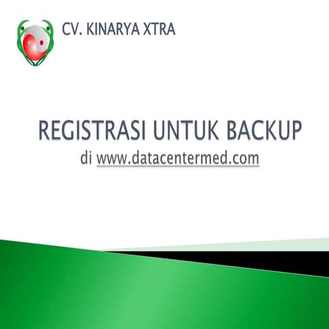 Registrasi backup | PPTX