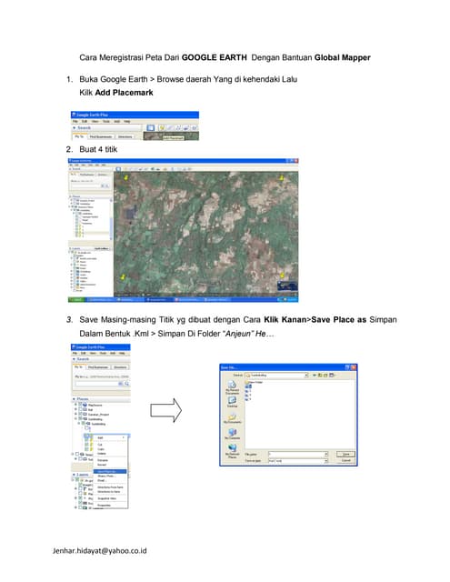 Add a google earth satellite image into arc map | PDF