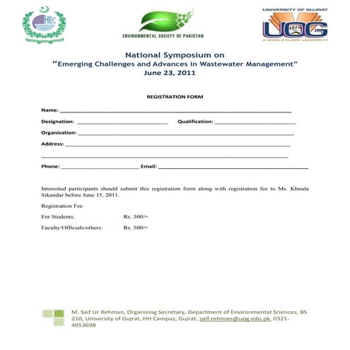 Registration form | DOCX