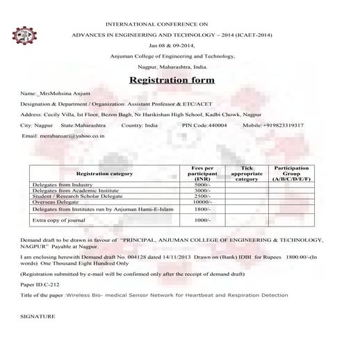 Registration form | DOC