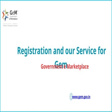 How to use GeM bid advanced search effectively. | PDF