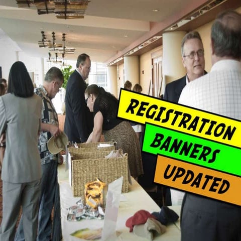 Registration banners | PPT