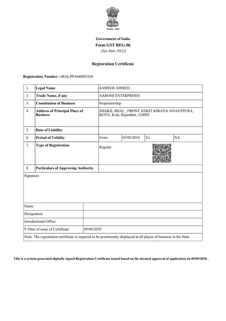 gst certificate bipin bhardwaj.pdf