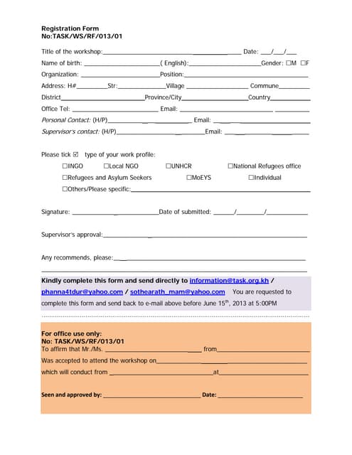 Player Information Sheet | DOCX
