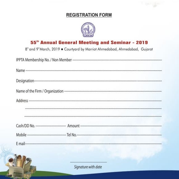 Application Form for becoming IPPTA Member | PDF