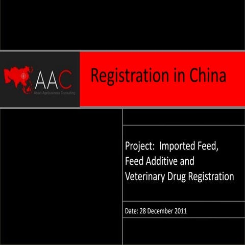 Registration in china | PPT