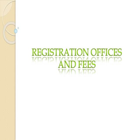 Registration offices | PPT