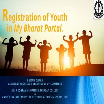 Registration of Youth in My Bharat Portal.pptx