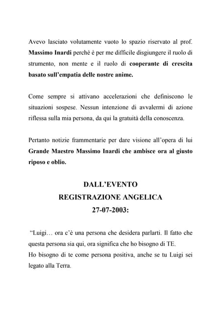 Presa d'atto - Delucchi Luigi Angelo | PDF