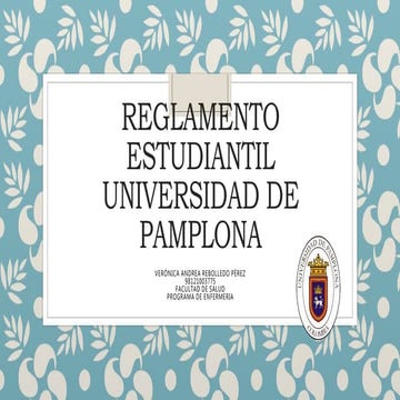 Reglamento estudiantil | PPTX