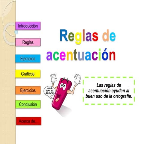 Reglas de acentuación | PPSX