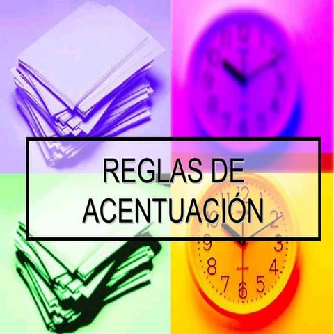 Reglas de acentuacion en power point | PPT