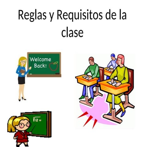 Class rules Course English II | PPTX