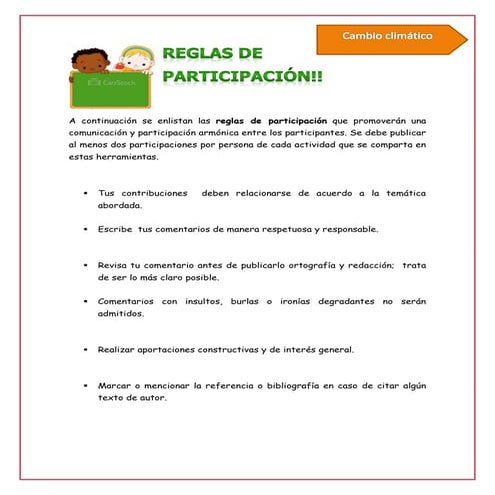 Reglas de participación | PDF