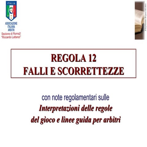 Regola 12 | PPS
