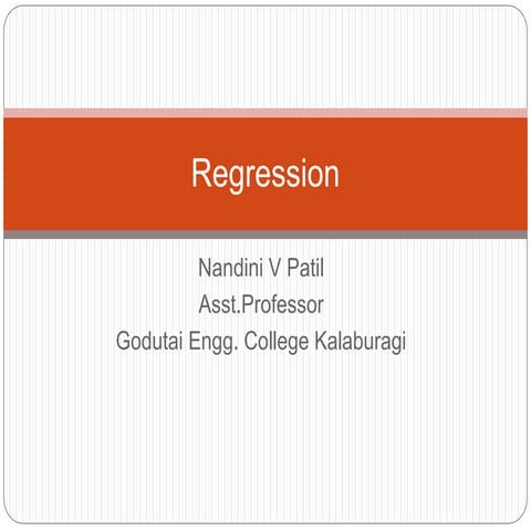 Regression | PPT