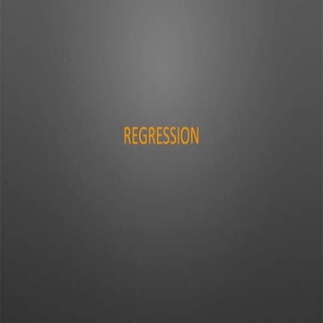 REGRESSION.pptx(unit4).pptx