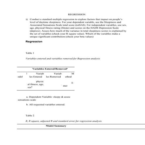 REGRESSION pdf widely used everywhere for everything and by defeat | PDF