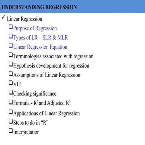 Regression for machine Learning engineering | PPT