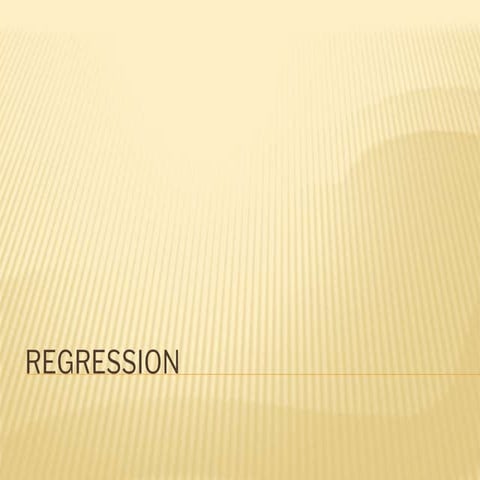 Regression -Linear.pptx