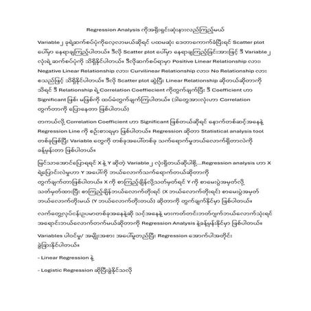 Regression Analysis in Myanmar language.pdf